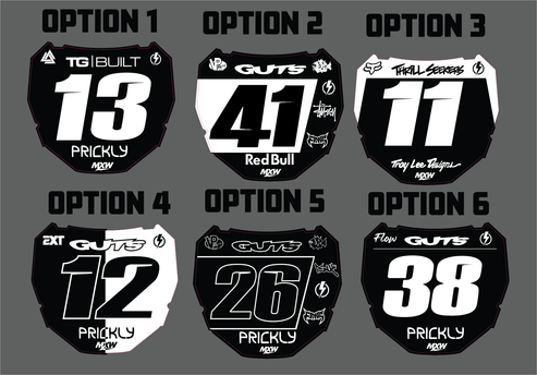 ODI Plate Decal – MXwraps