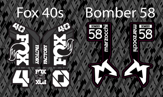 Fox 40/Bomber 58 Fork Guard Decals – MXwraps