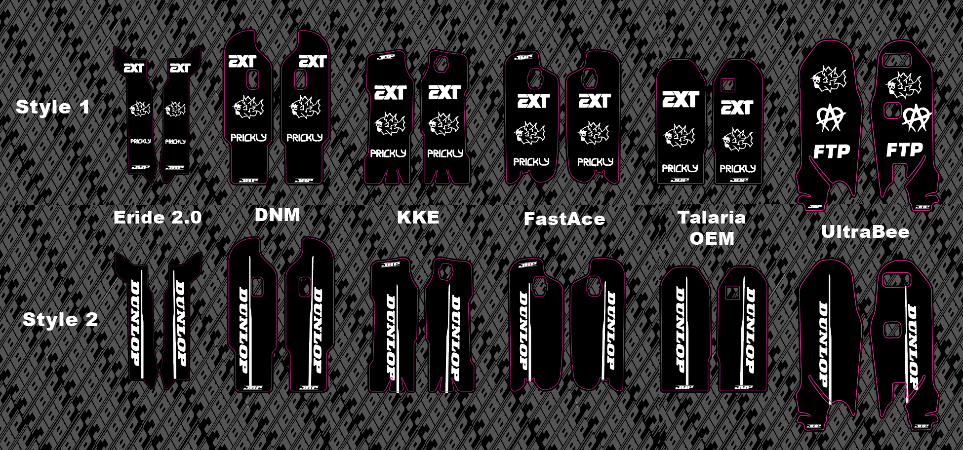 Predesigned Fork Guard Decals – MXwraps
