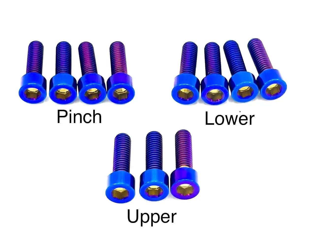 Fox 40 and Bomber 58 Fork Titanium Bolt Kits – MXwraps