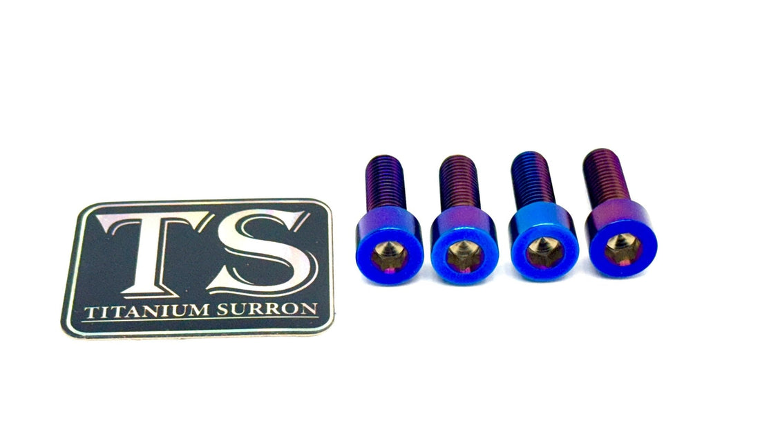 Titanium Peg Bracket Bolts - Surron, Talaria, E-Ride (Set of 4) – MXwraps